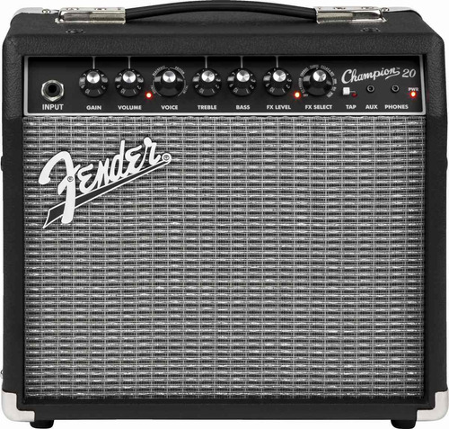 Amplificador de Guitarra Fender Champion 20w Transistores - Music Shaker