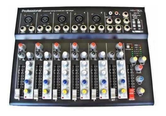 Consola de 7 Canales Mix-7d Acustica - Music Shaker Consola de 7 Canales Mix-7d Acustica - Music Shaker