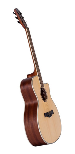 Guitarra Acústica Tipo Taylor Parquer C/corte - Music Shaker