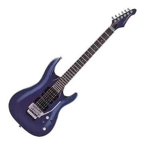 Guitarra Eléctrica Aria Mac Floyd Rose Azul Metalizado - Music Shaker