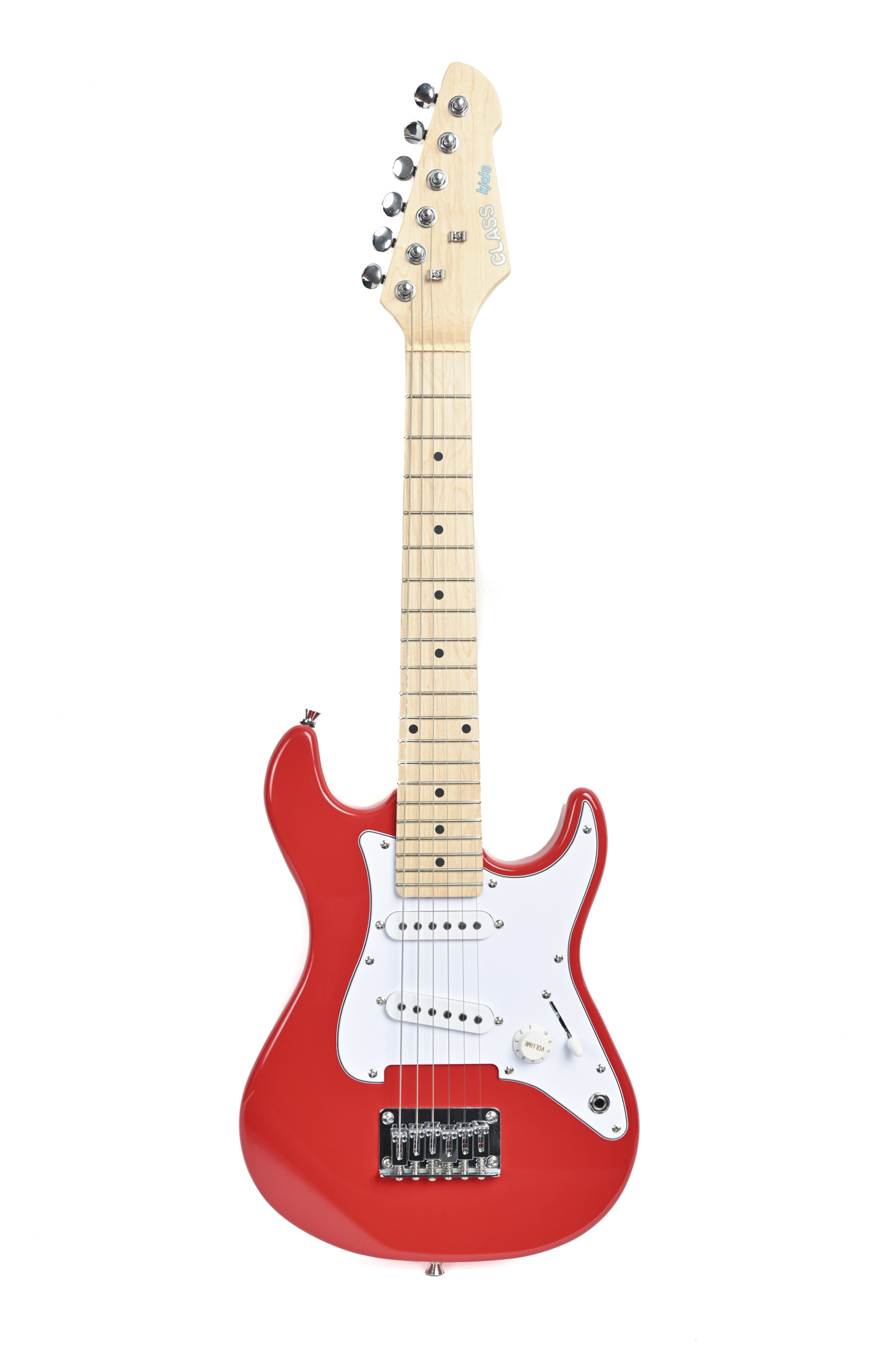 Guitarra Eléctrica Stratocaster Parquer Roja Niños Viajera - Music Shaker