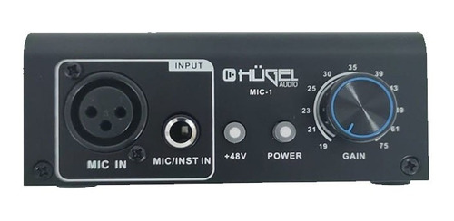 Preamplificador Microfono Hügel Mic-1 Phantom Power Xlr Line - Music Shaker