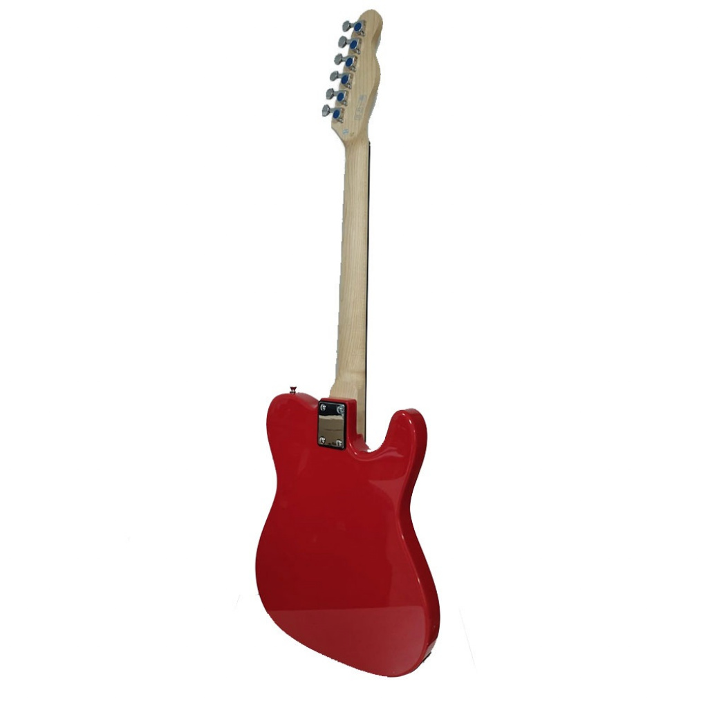 Guitarra Eléctrica Telecaster Parquer Rojo Para Zurdo con Funda - Music ...