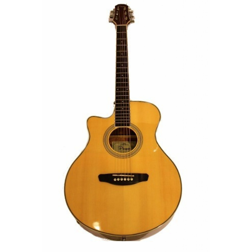 Guitarra Electroacústica Ibanez Transparent Charcoal Burst - Music Shaker