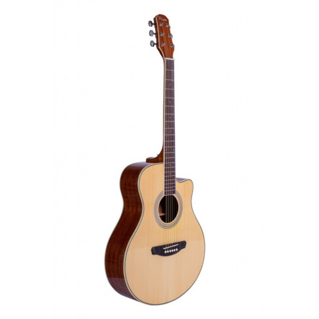 Guitarra Acustica Master Mini Jumbo con Corte Gac110mclb - Music Shaker