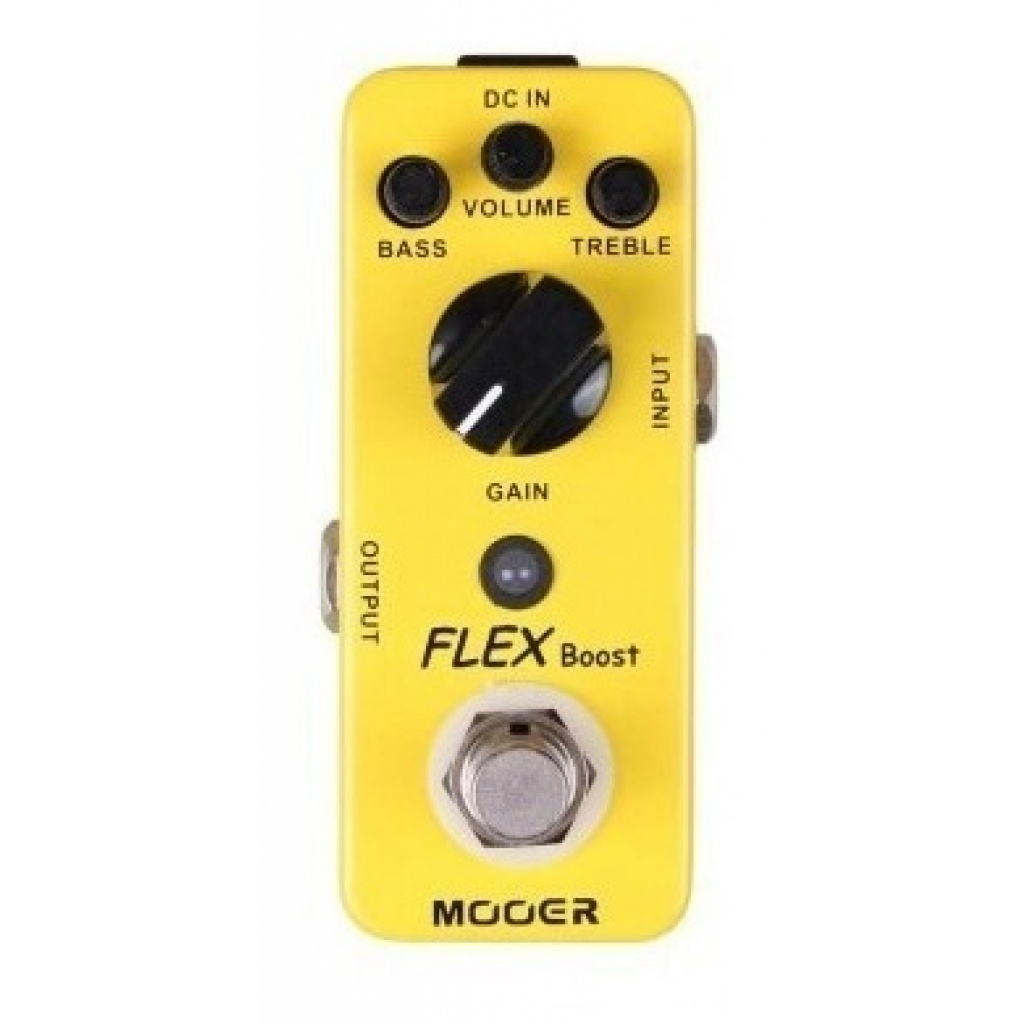 Micro Pedal Overdrive Para Guitarra Mooer Flex Boost - Music Shaker