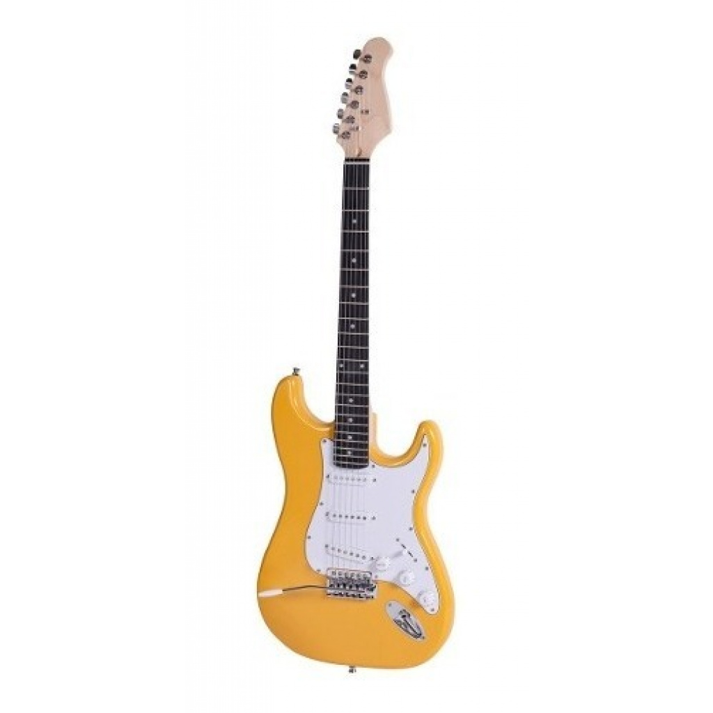 Guitarra Eléctrica Stratocaster Carter Vintage Amarilla - Music Shaker