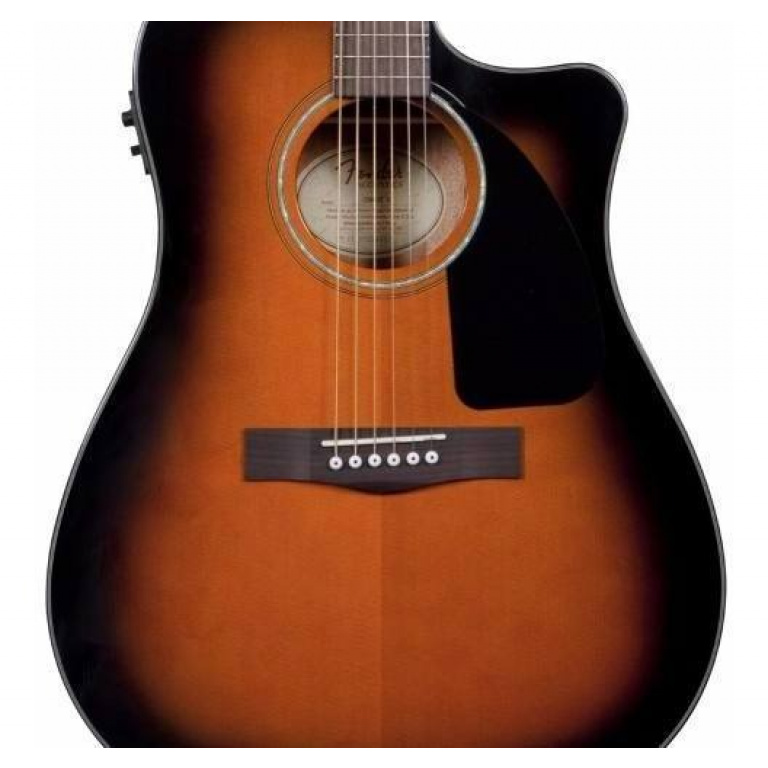 Guitarra Fender Electroacústica Sunburts C/estuche Rígido - Music Shaker