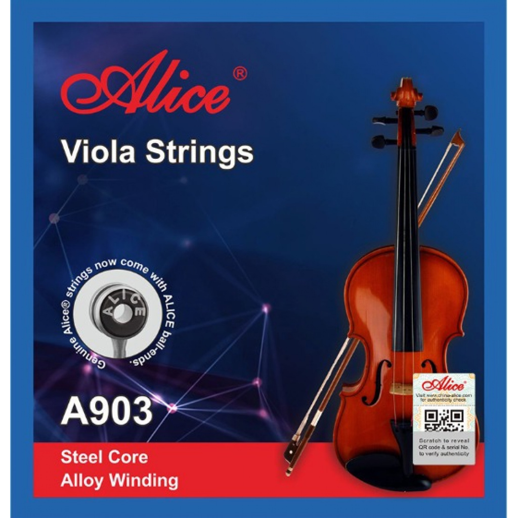 Encordado de Viola 4/4 Alice de Acero - Music Shaker