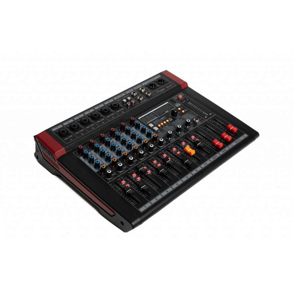 Mixer Consola Digital Parquer 6 Canales 320 Efectos - Music Shaker