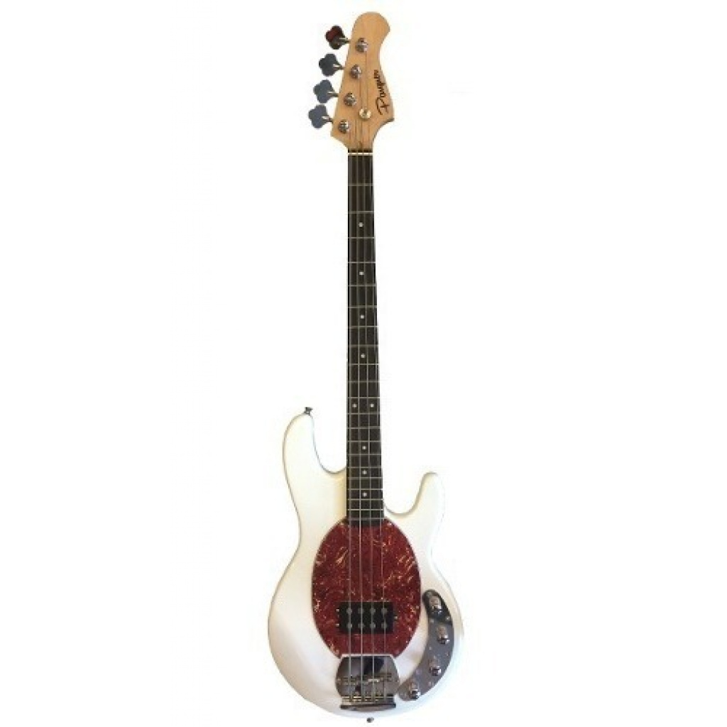 Bajo ElectRico Parquer Estilo Musicman Blanco Activo 4 Cdas - Music Shaker