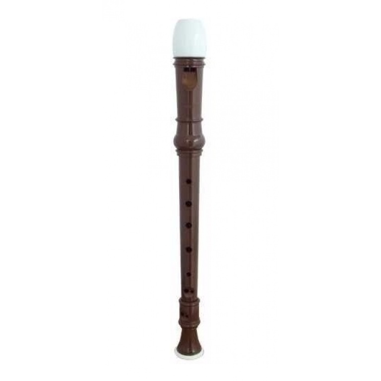 Flauta Dulce Soprano Melos Marrón Escolar - Music Shaker