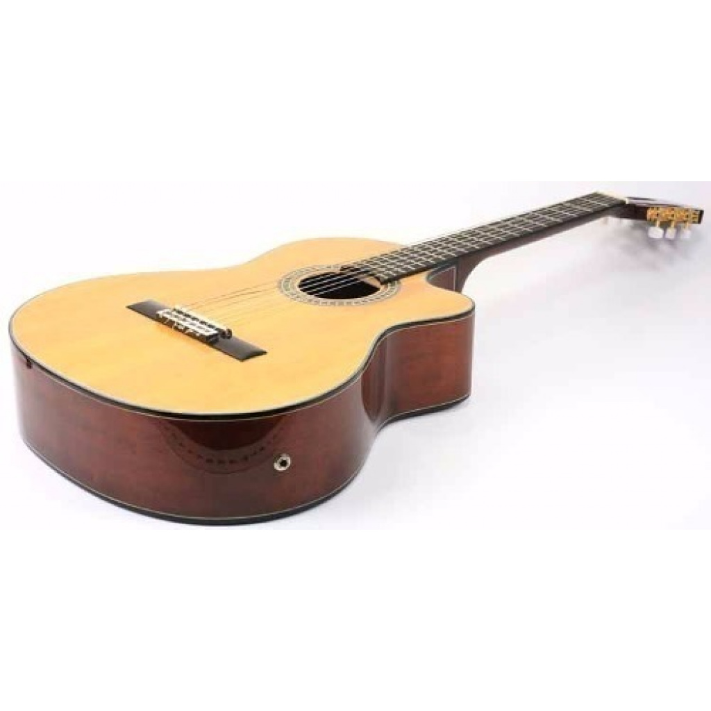 Guitarra Electrocriolla Aria C/ Afinador Incorporado Ak30-ce - Music Shaker