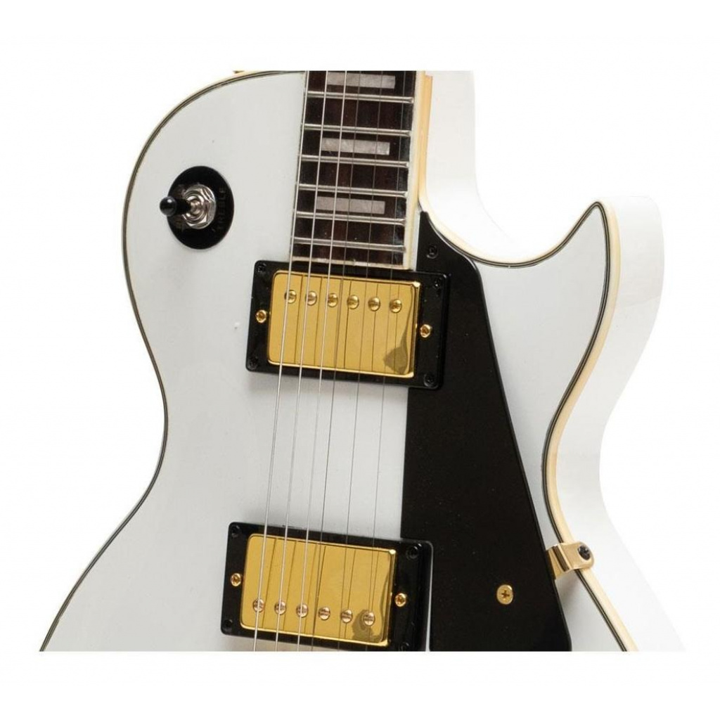 Guitarra Eléctrica Parquer LP200WH Blanco - Music Shaker