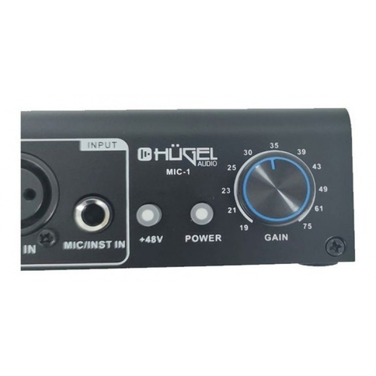 Preamplificador Microfono Hügel Mic-1 Phantom Power Xlr Line - Music Shaker