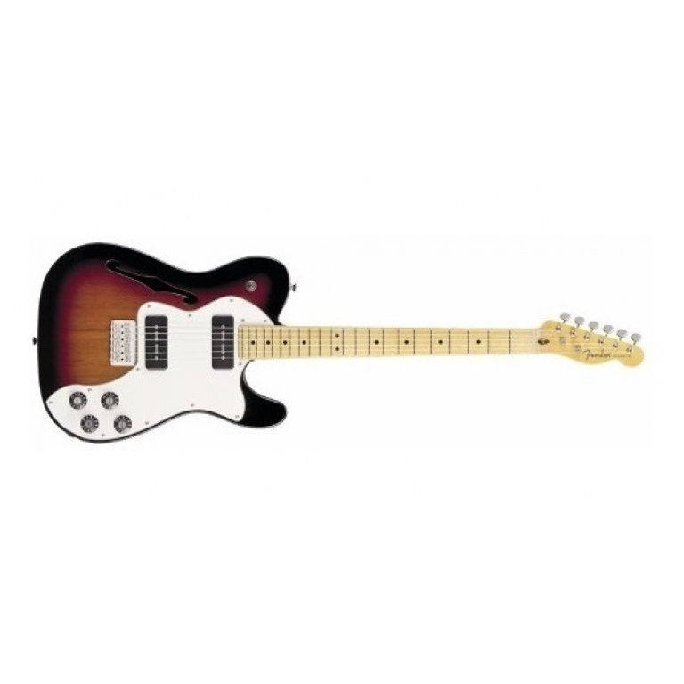 Guitarra Elect Fender Telecaster Thinline Deluxe Mod Sb - Music Shaker