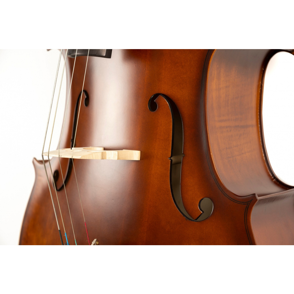 Violonchelo Cello Parquer Custom 3/4 Estudio con Arco Funda - Music Shaker