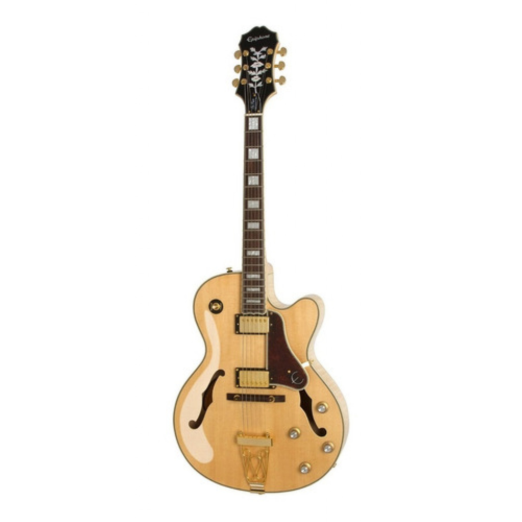 Guitarra Eléctrica Epiphone Joe Pass Em-ii Pro Natural - Music Shaker