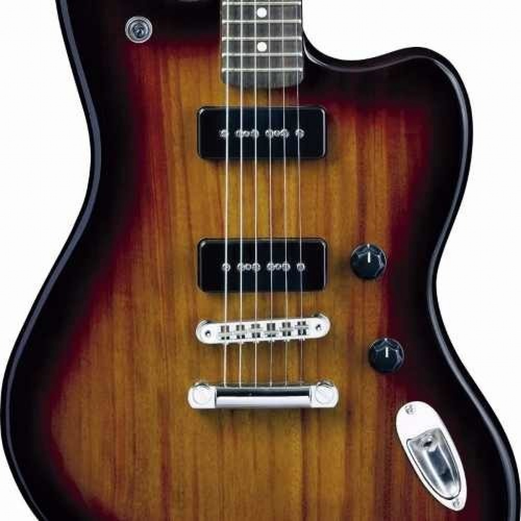 Guitarra Elect Fender Jaguar Mod 2 X Mp90 Chocolate Burst - Music Shaker