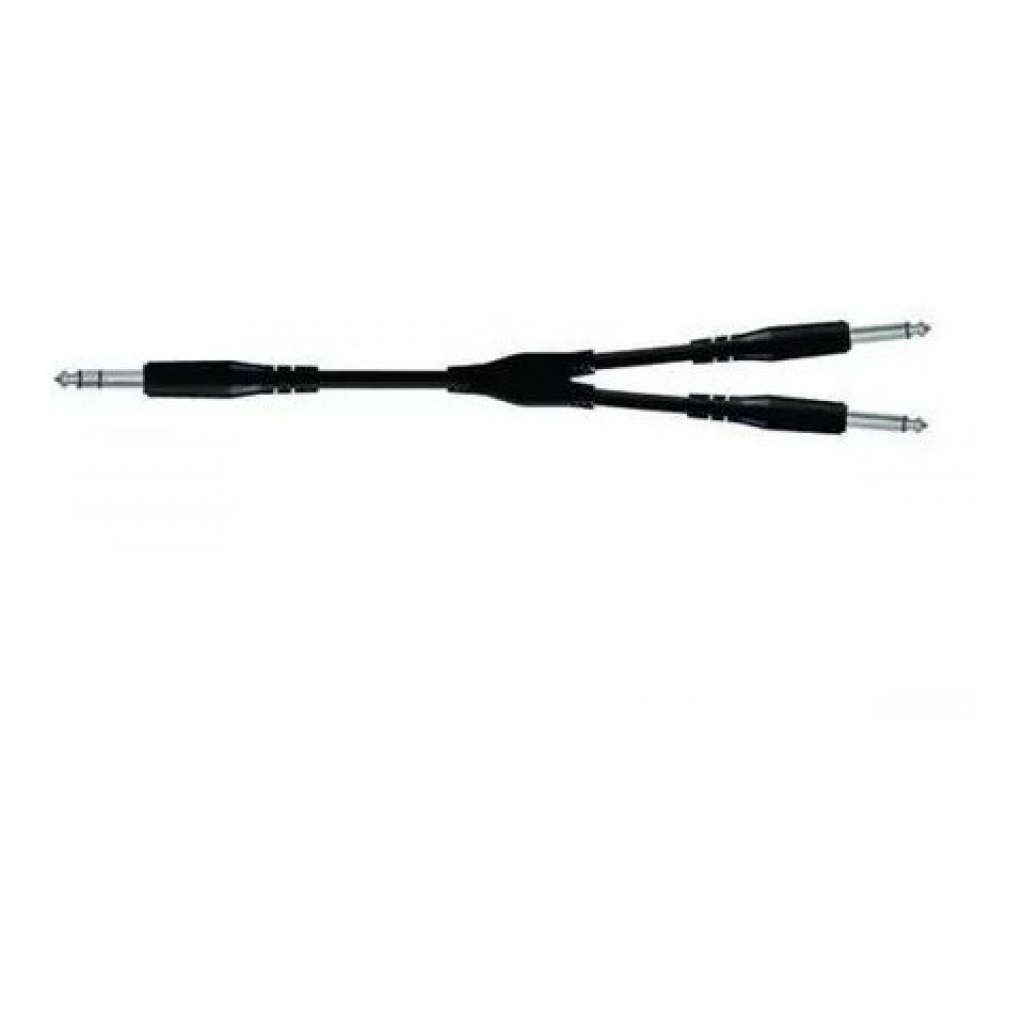 Cable Proel Bulk Plug Stereo a 2 Plug Mono 3 Mts - Music Shaker