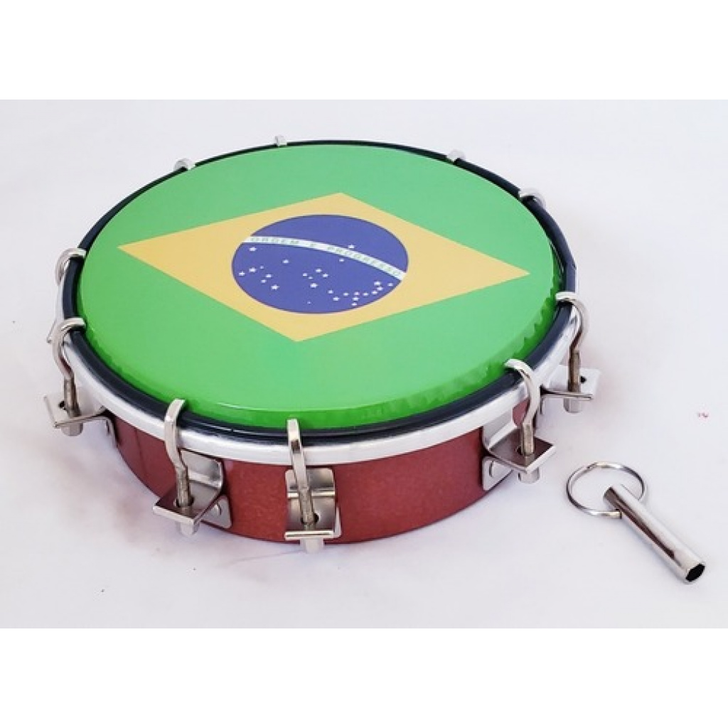 Caseta Brasilera Pandeiro Parquer 6 Pulgadas Brasil - Music Shaker