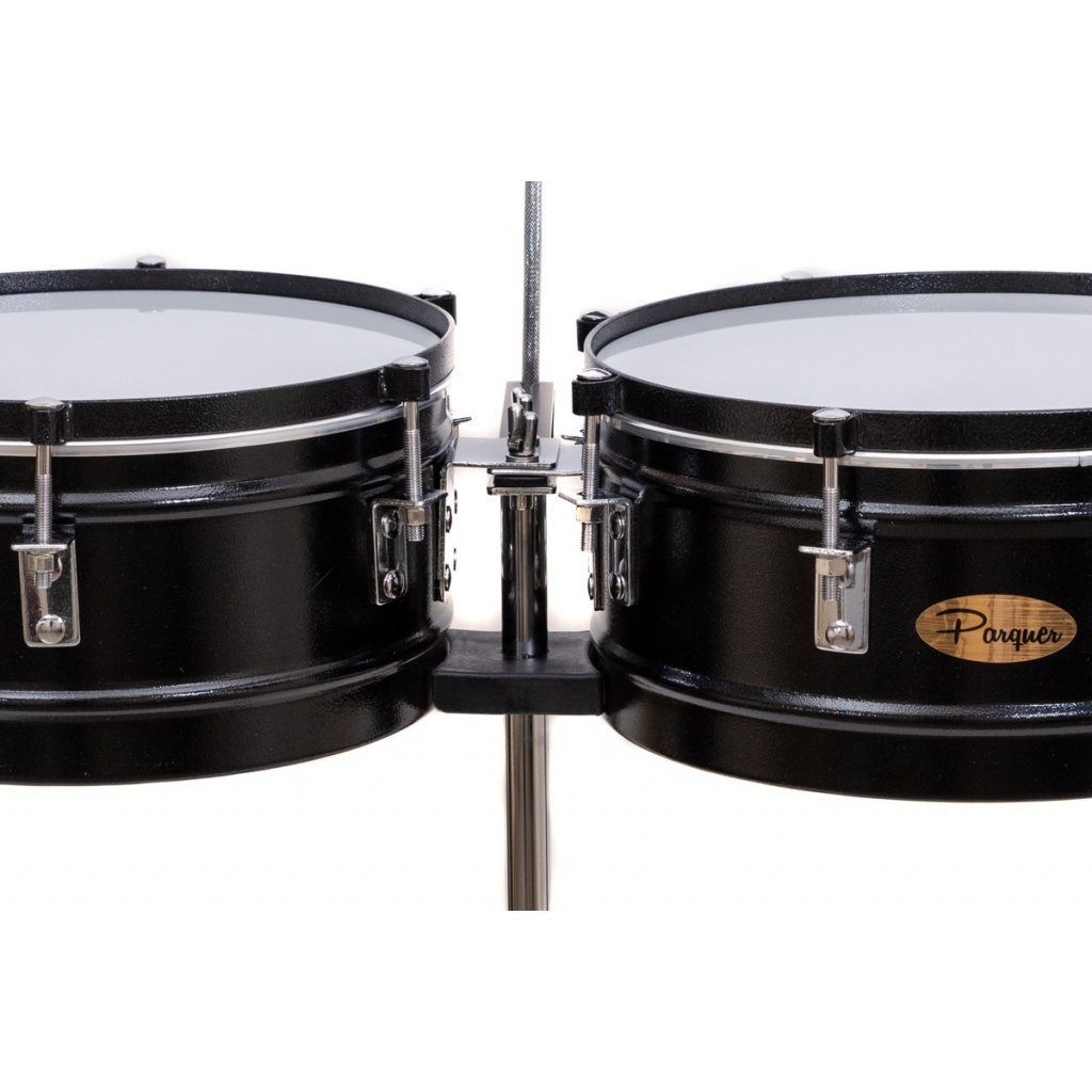 Timbaleta Parquer Majestic 14 y 15 + Soporte + Cencerro - Music Shaker