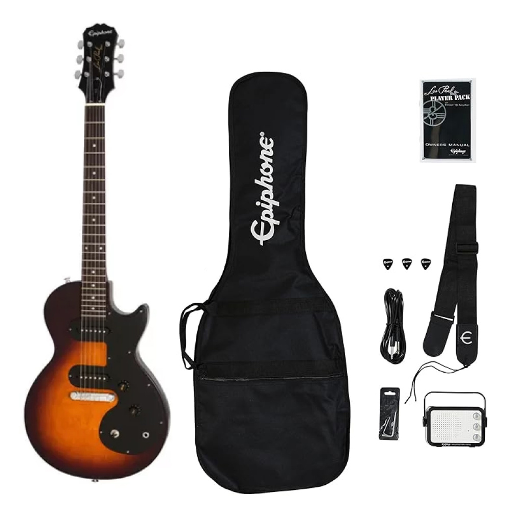 Les Paul EpiPhone Pack Guitarra Sunburst + Amplificador + Accesorios ...